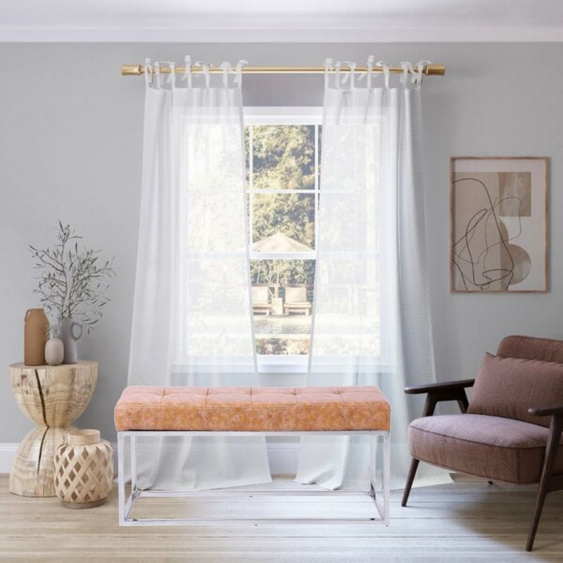 Click here for Take Me Home Furniture Irene Bench In Blue  Blue V... prices