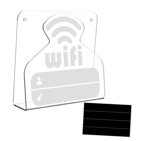 WIFI Sign holder,WIFI password Sign holder stand Acrylic Desktop,WiFi ...