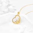 14K Yellow Gold Reading Lover Gift Book Necklace Reading Women Jewelry ...