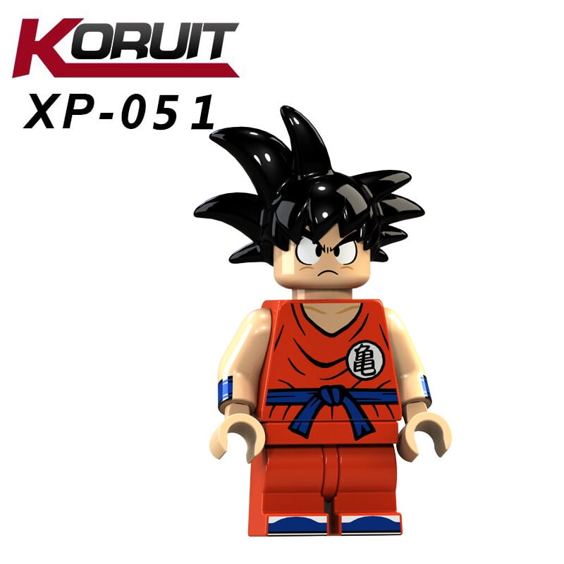 Minifiguras Lego Dragon Ball Z Super Saiyan Son Goku Vegeta Bloques De ...
