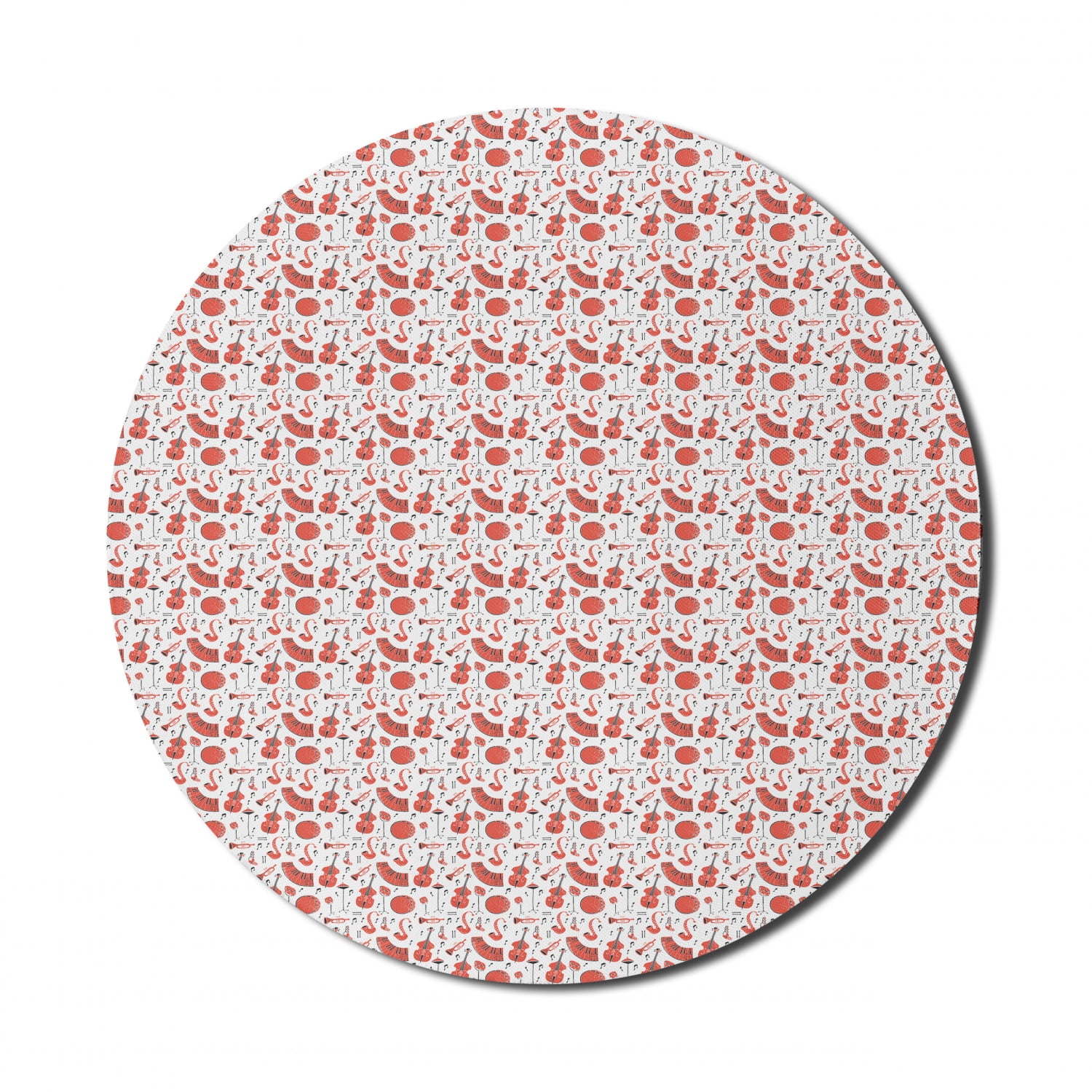 Music Mouse Pad for Computers, Various Musical Instruments Pattern ...