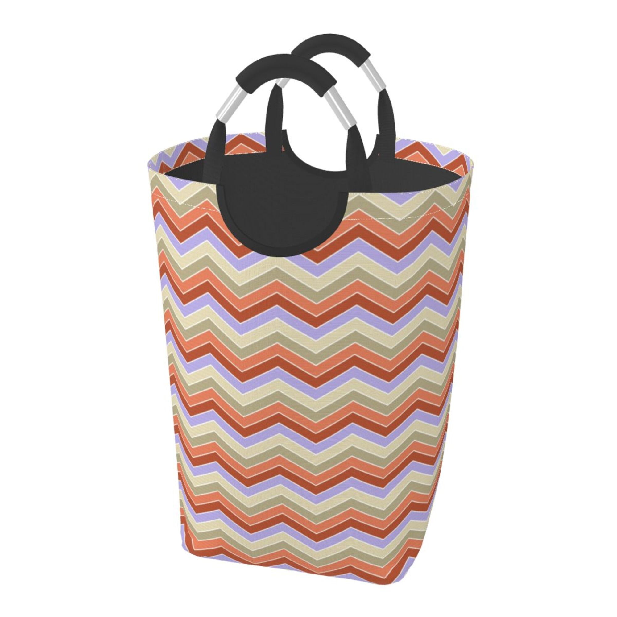 TEQUAN 50L Large Rectangular Laundry Hamper with Aluminum Handles ...