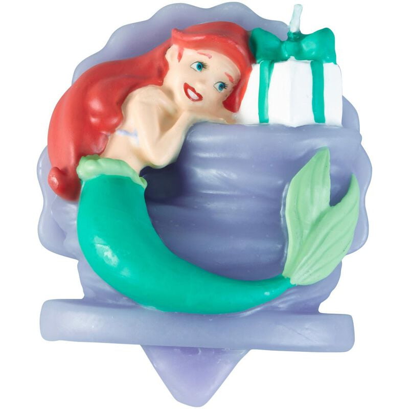 Wilton 2811-5660 Disney Princess Little Mermaid Ariel Birthday Candle ...