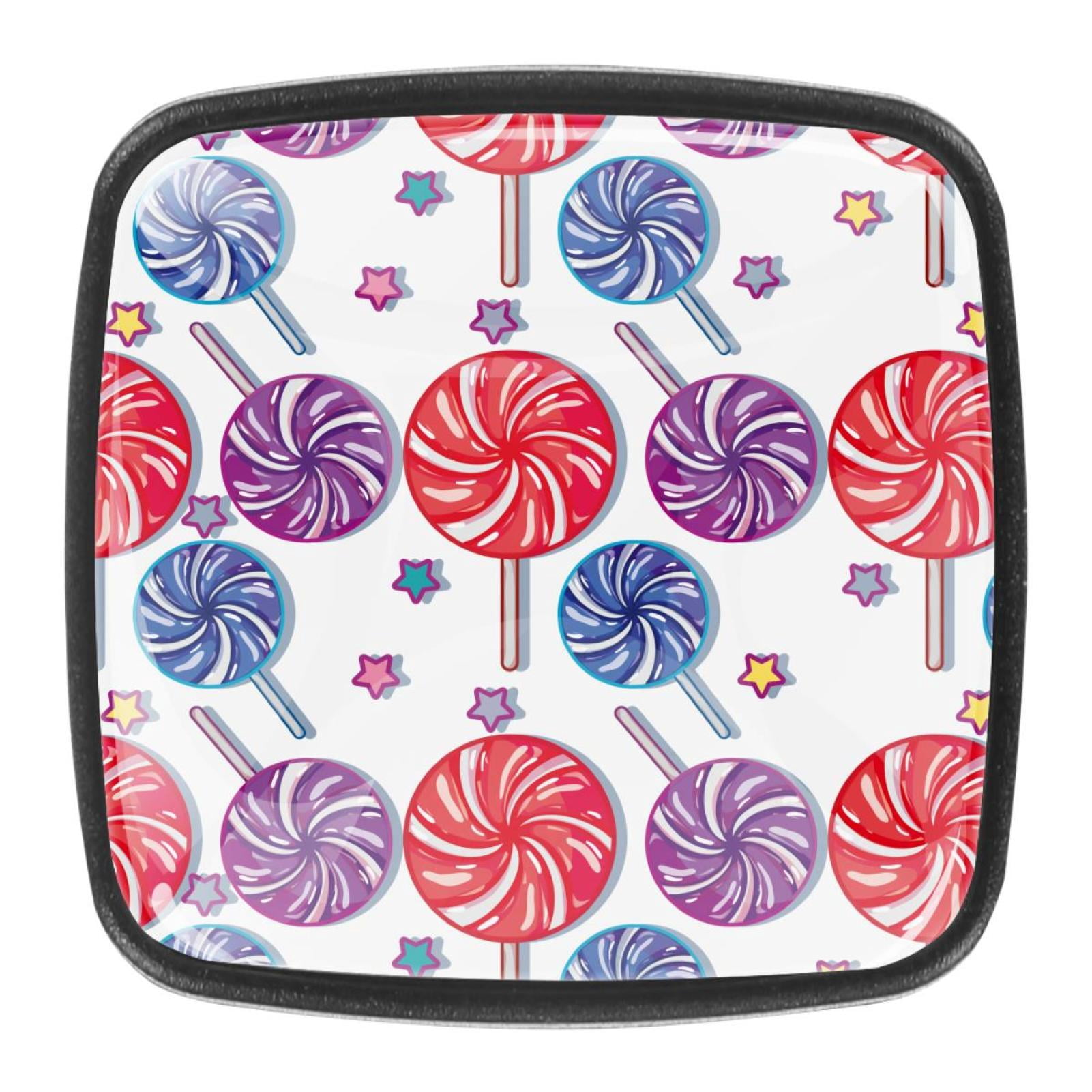 4 Pcs Square Cabinet Handle Cupboard Knob Drawer Pulls Handle Delicious ...