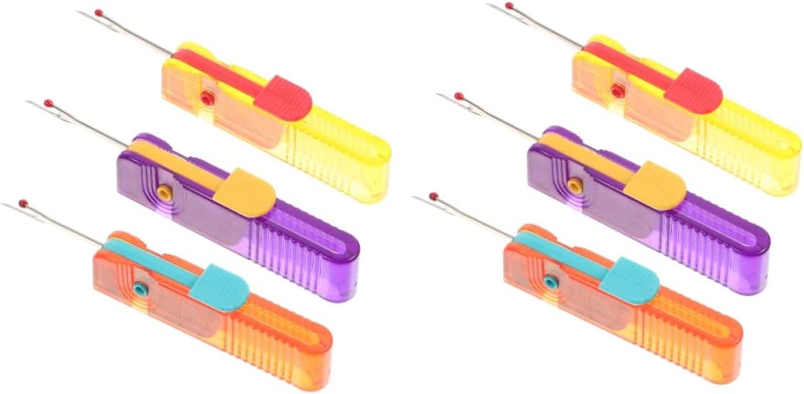 6 Pcs Seam Ripper Embroidery Kits Restorer Tool Threading Tool Unpicker ...