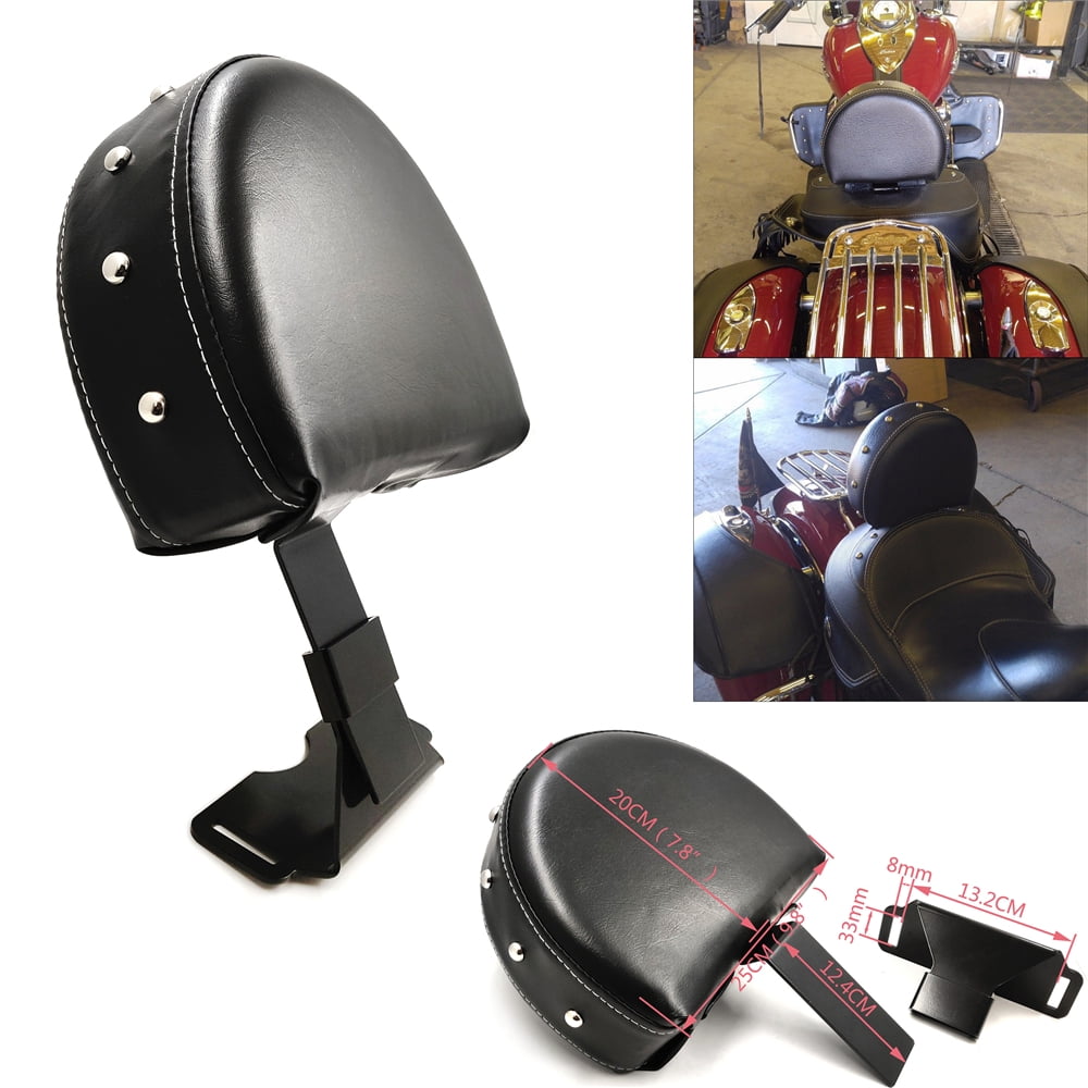 HTTMT- Black Detach Driver Backrest Studded Pad Compatible With 14-UP ...