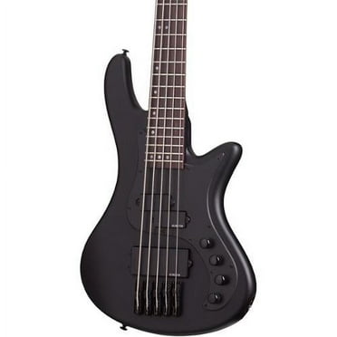 Costway Full Size Electric Bass Guitar Kit - Black, 4 String, with ...