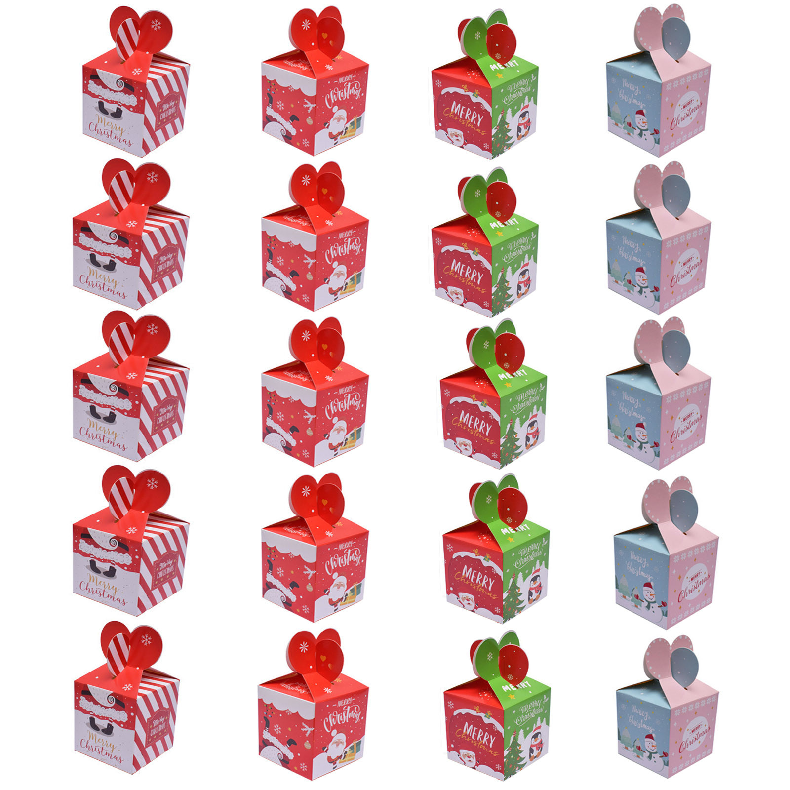 Vikakiooze 2022 Christmas Gift Boxes Party Candy Boxes Party Papers ...