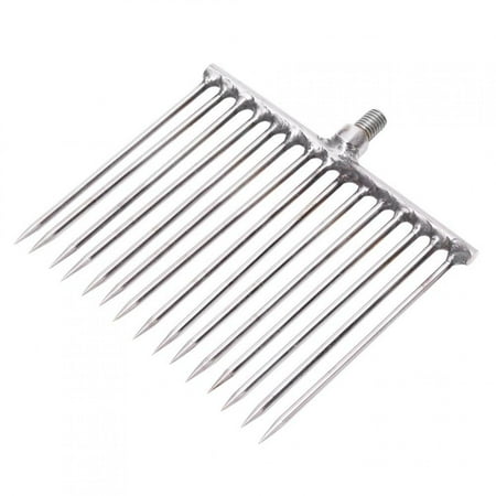 Octpeak Fishing Spear,Stainless Steel 15 Prongs Harpoon Gig Gaff Hook ...