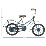 Metal Wood Blue Bicycle - Walmart.com