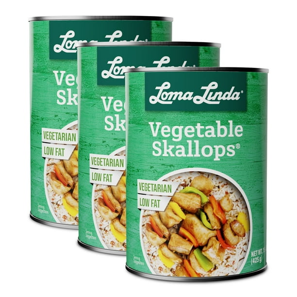 Loma Linda Vegetable Skallops (15 oz.) (Pack of 3) - Walmart.com