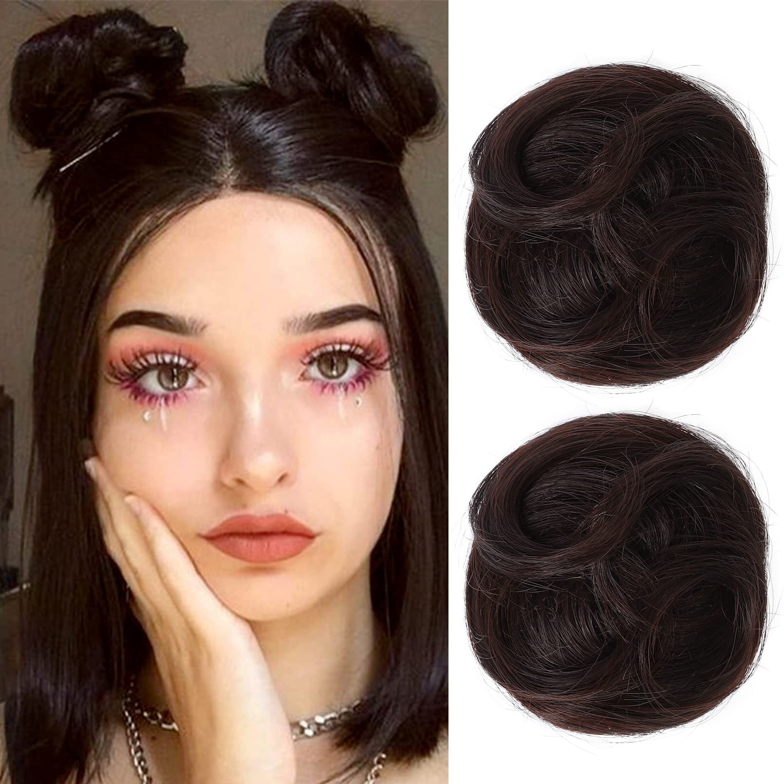 Extensiones para moños de pelo REECHO, minipinza con forma de garra ...