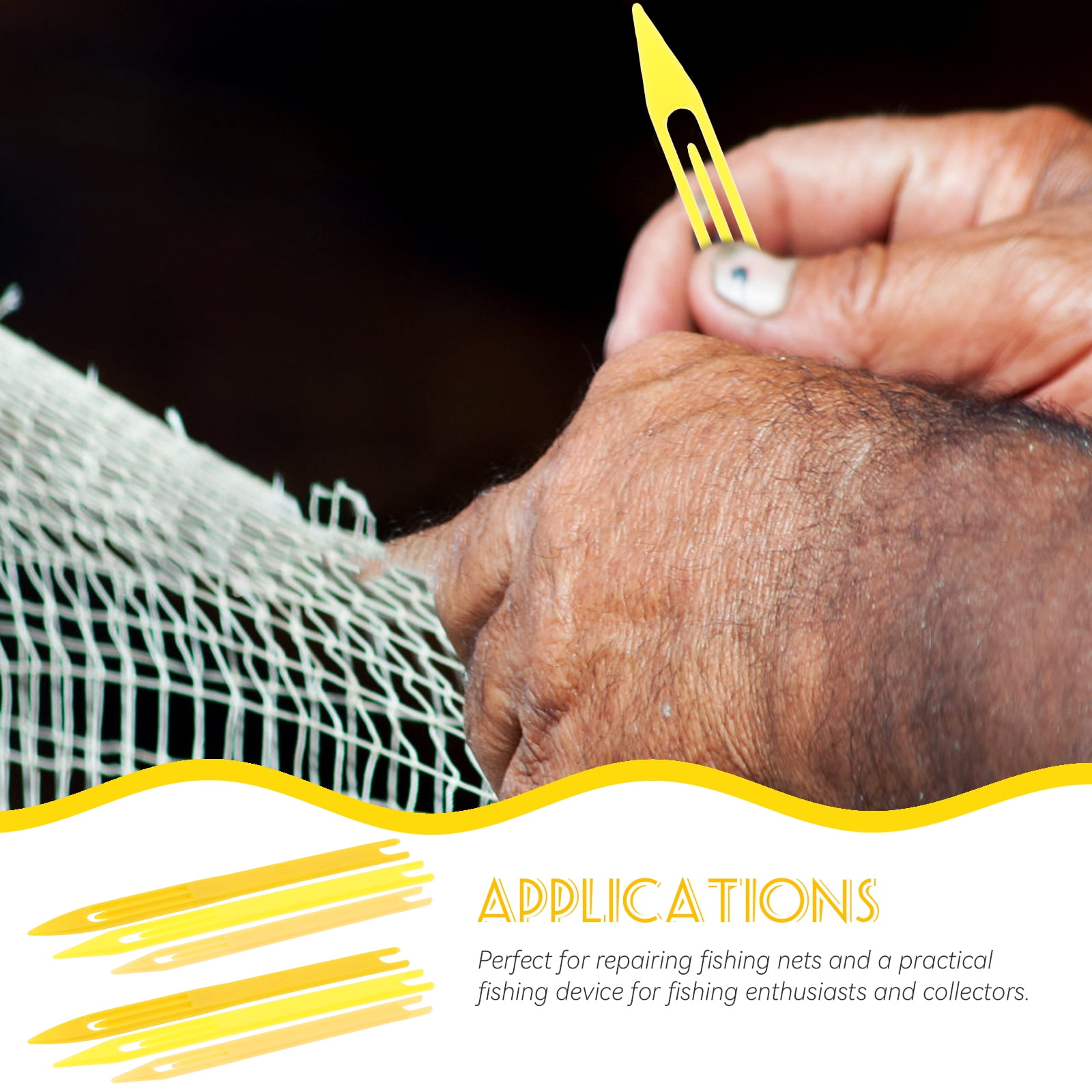 Net Repair Shuttle Fishing Net Repair Needle - Netting Shuttle For ...