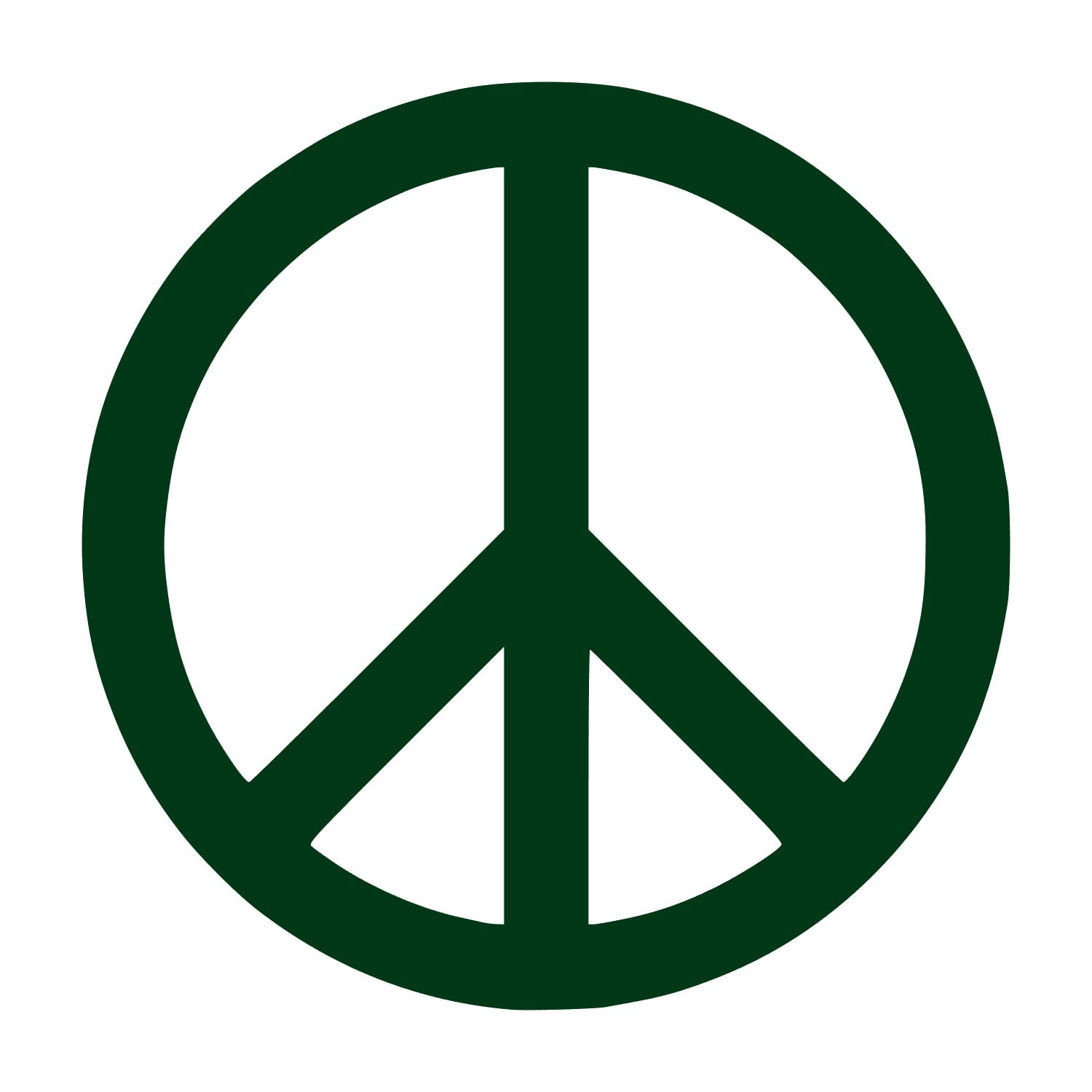 Peace Sign Symbol Vinyl Transfer Decal Sticker for Laptop/Car/Truck ...