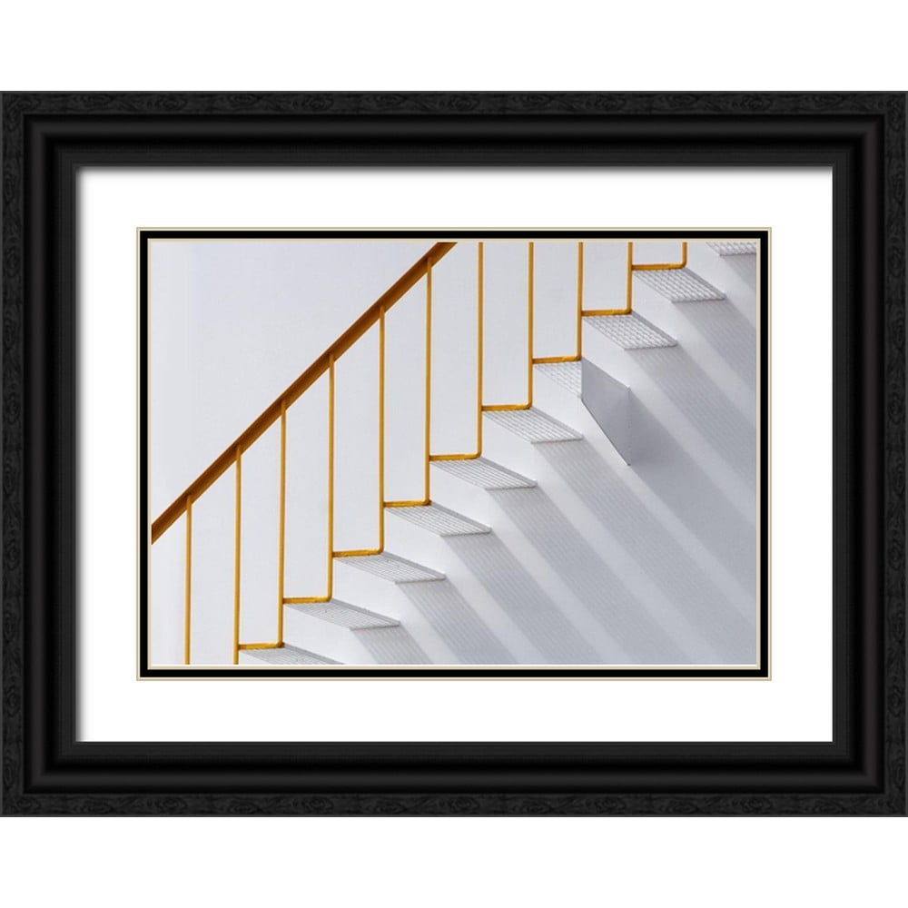 Hammer, Jacqueline 32x24 Black Ornate Wood Framed with Double Matting ...