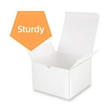 PKGSMART 10 White Small Gift Boxes with Lids, Bridesmaid Proposal Boxes ...