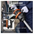 1 Inch Air Impact Wrench - 3160 ft-lbs Pneumatic Impact Gun with 8 Inch ...