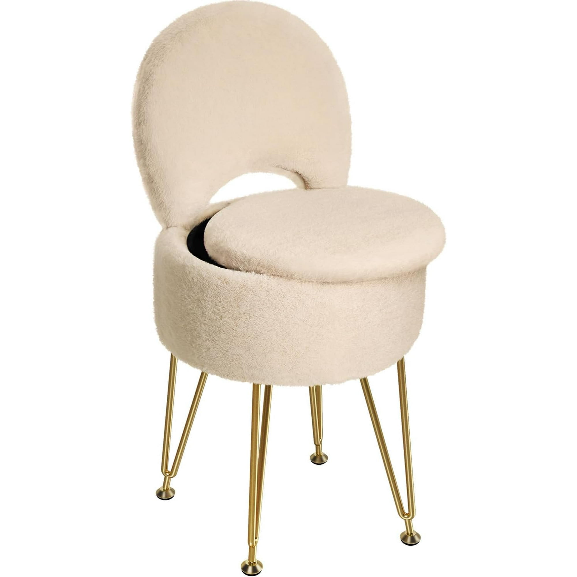 Click here for Unbranded Small Vanity Stool Chair With Storage An... prices