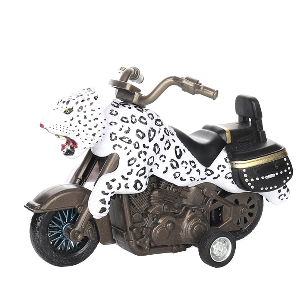OZS Animal Friction Motorcycles Toys Inertia Pull Back Motorcycle ...