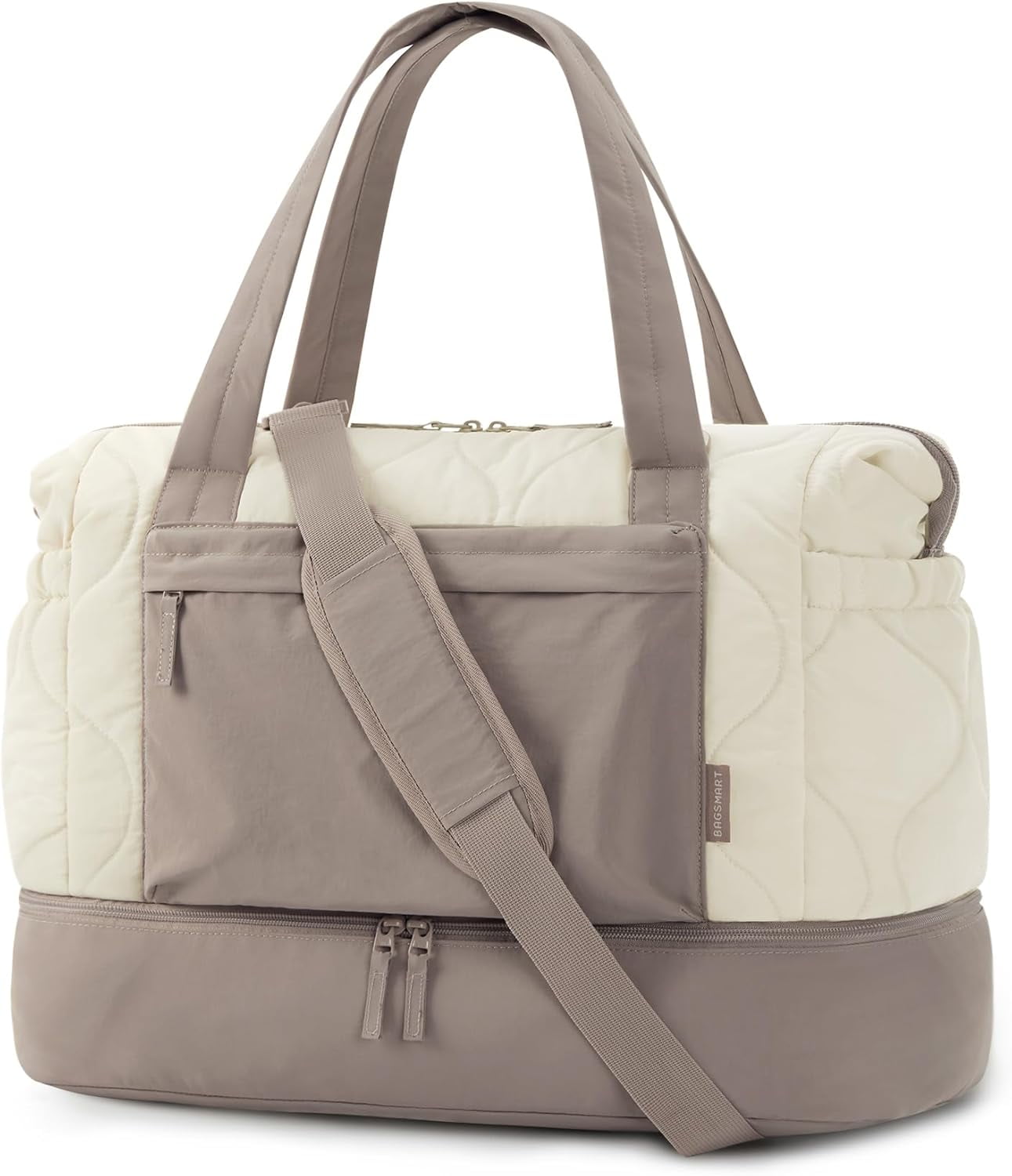 SHIQI-BAGSMART Puffer Duffle for Travel, Lightweight 33L Weekender with ...