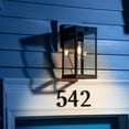 (2 pack) Better Homes & Gardens Solar Dusk to Dawn Decorative Outdoor ...
