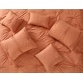 Nanshing Jennae 7 Piece Shabby Chic Pintuck Comforter Set, Apricot ...