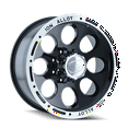 Ion 174 16X10 5X139.7 -38Et 108Cb Black/Machined - Walmart.com