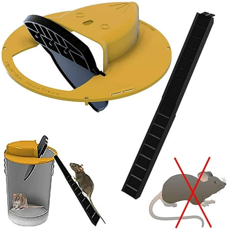N'Slide Bucket Rat Trap,Flip N Slide Bucket Lid Mouse Rat Trap,Reusable ...