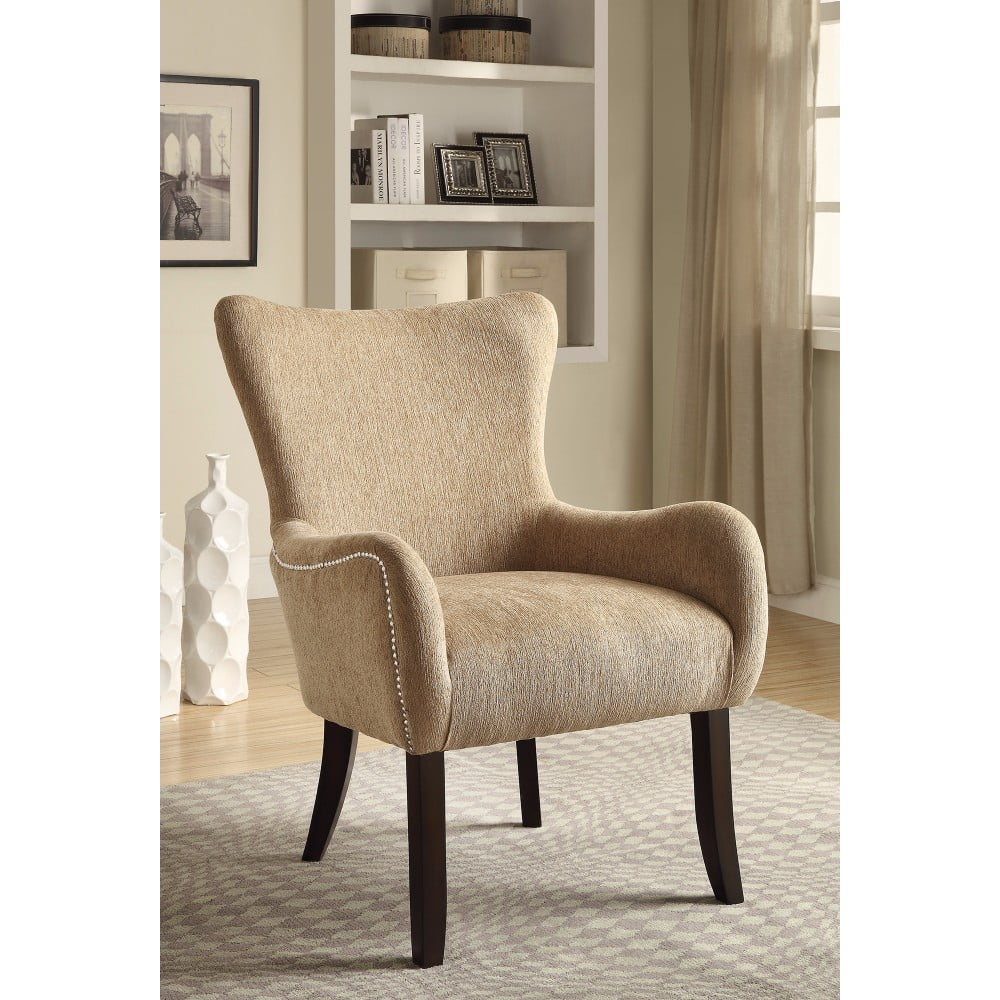 Stylishly Revamping Accent Chair, Sand Brown - Walmart.com