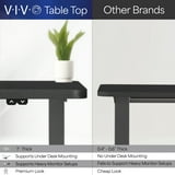 VIVO Electric Height Adjustable Office Desk, 60x24”, Stand Up ...