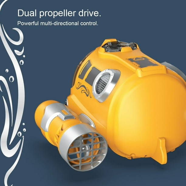 serony Mini Double Propeller RC Boat Spray Light Children Water Toys ...