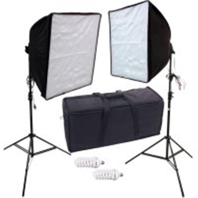 Zuma Z-SBKIT-20-2 680 eWatts 20 in. Square Dual Softbox Kit With 2 ...