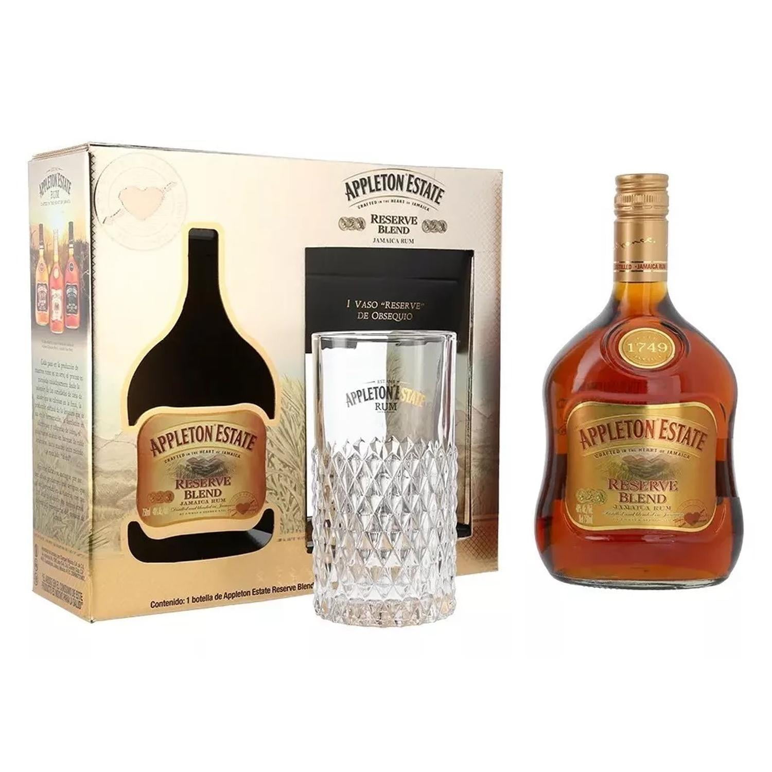 Ron Appleton State Reserve Blend 750 ml + Vaso | Walmart en línea