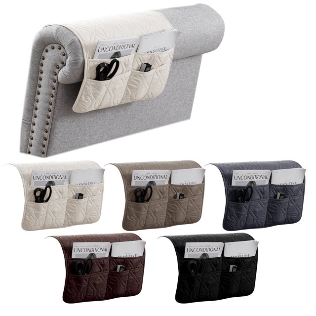 KBOOK Sofa Chair Armrest Organizer Waterproof Armchair Caddy Storage ...