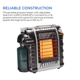 Avenger Portable Infrared Propane Gas Outdoor Heater - 9,000 BTU ...