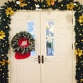 Sunisery 9FT Pre Lit Christmas Garland with Lights Door Wreath Xmas ...