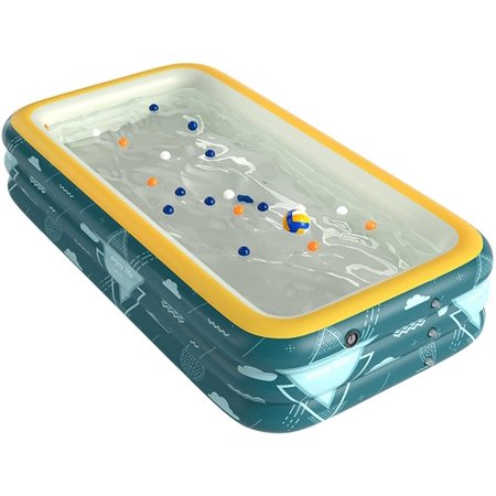 Inflatable Pool,Swimming Pool with Automatic Inflation,Full-Sized ...