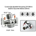 Adjustable Brass Wall Mount Adapter for Clawfoot Tub - Fix Bent Inlet ...
