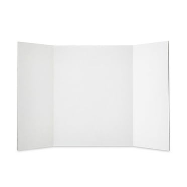 Pen+Gear White Tri-Fold Cardboard Project Display Board, 28" x 40 ...