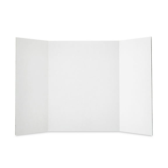 Pen+Gear White Tri-Fold Cardboard Project Display Board, 28" x 40 ...