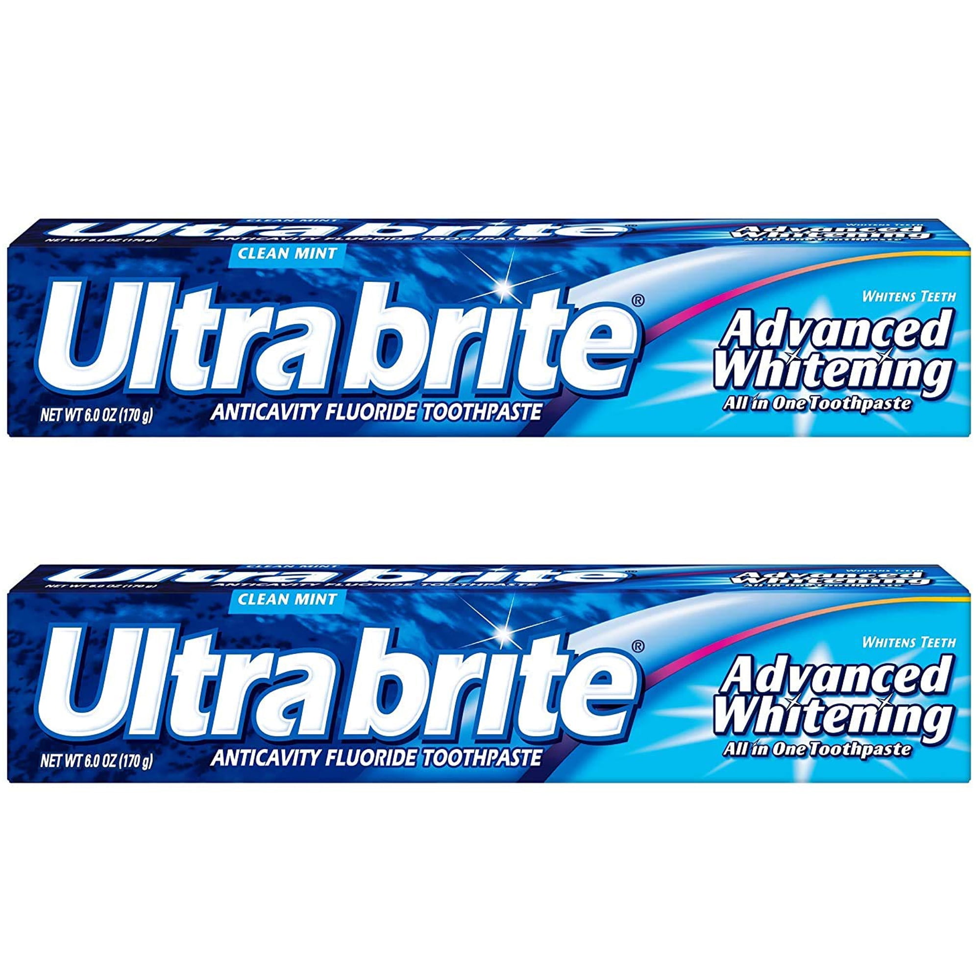 Pack of (2) Ultra Brite Advanced Whitening Anticavity Fluoride ...