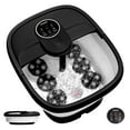 KNQZE Foot Spa Massager with Heat, Jets, Bubble, 24 Motorized Shiatsu ...