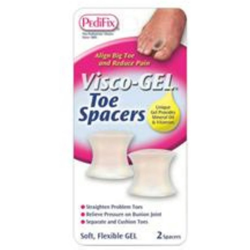 PediFix Visco-Gel Toe Spacers, Large 2 ea - Walmart.com - Walmart.com