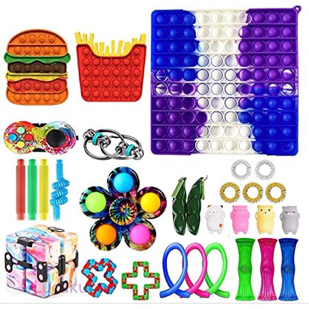TIK Tok Fidget Packs Anti-Anxiety Tools, Sensory Big Size Pop-On-It ...