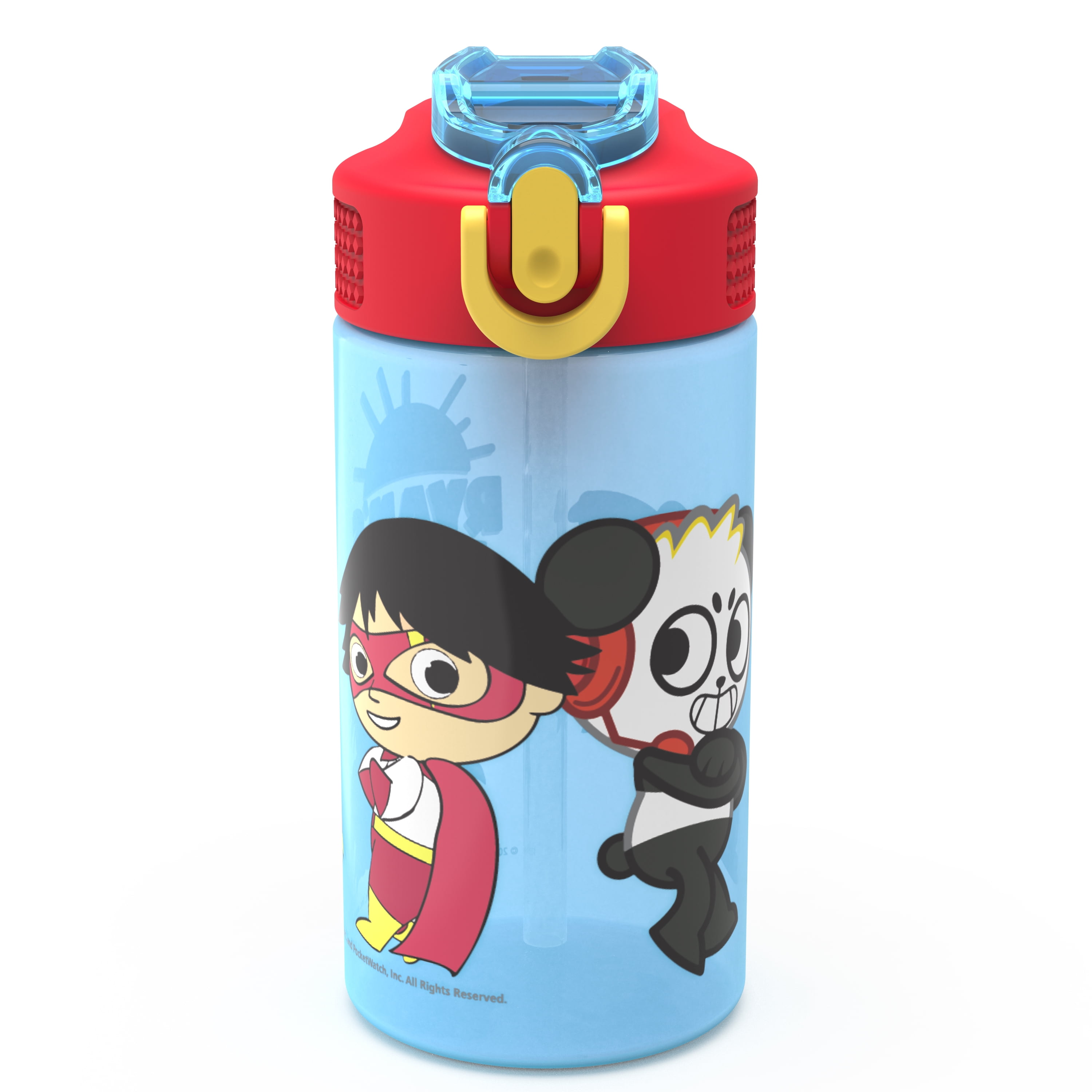 Zak Designs Ryan's World 16 Ounce Reusable Plastic Water Bottle, Ryan ...