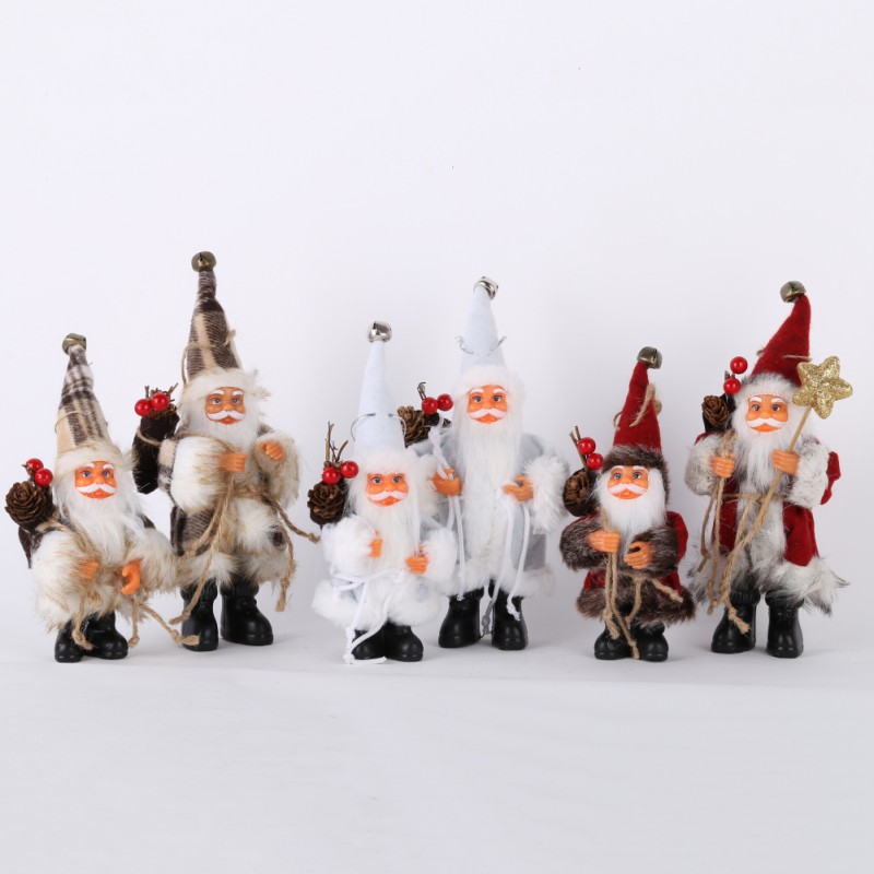 Christmas Santa Claus Ornaments Decorations Tree Hanging Figurines ...