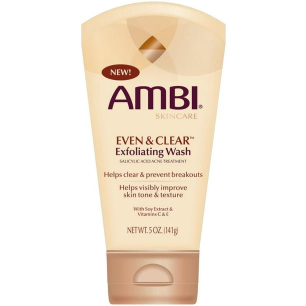 Ambi Even & Clear Exfoliating Wash - Walmart.com