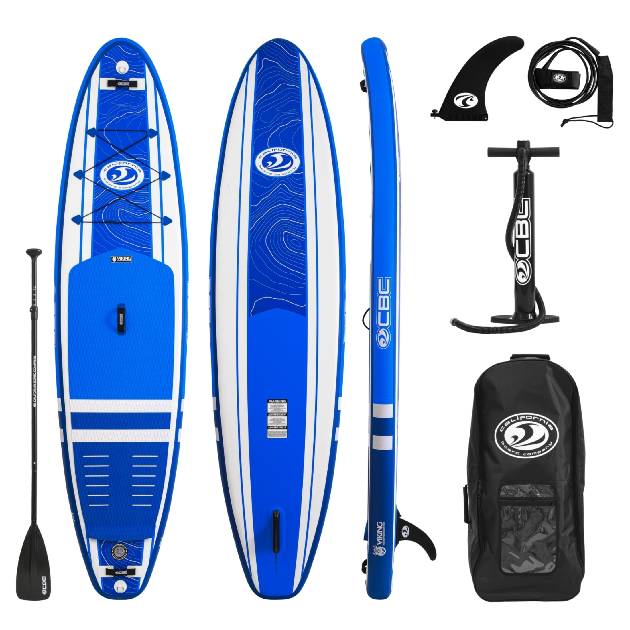 California Board Company 11' Viking Stand Up Inflatable Paddle Board ...
