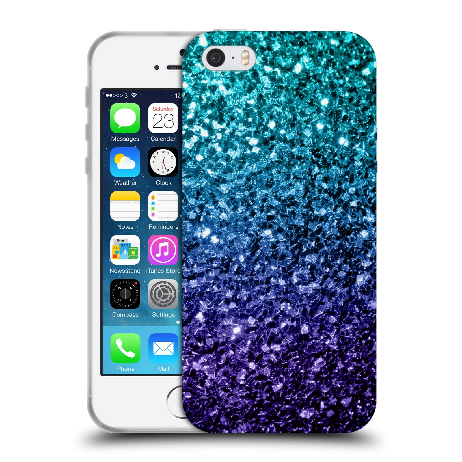 Blue Sparkly Iphone 5c Cases