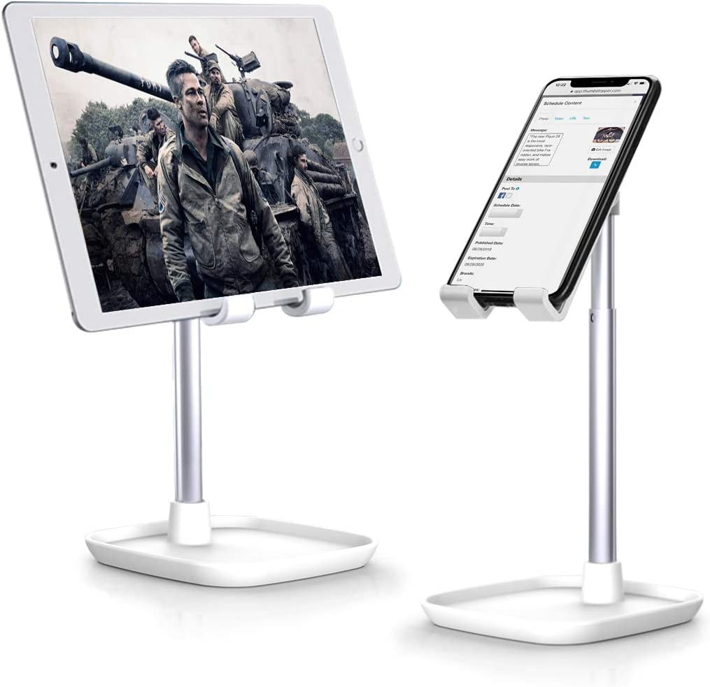 Cell Phone Stand for Desk,Smartphone Stand with Adjustable Angle and ...